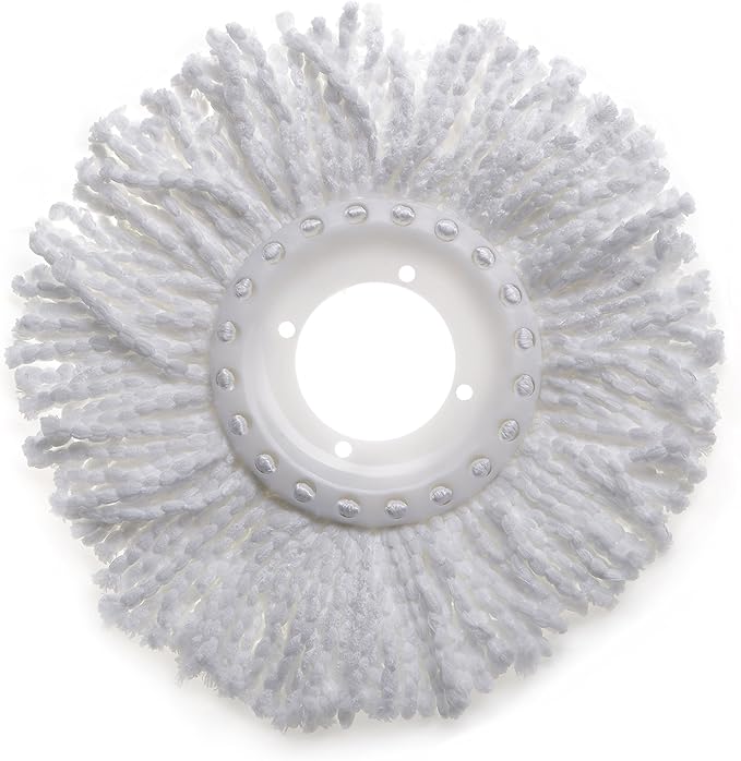 Mop circolare lava pavimenti realizzato con fili di 100% microfibra