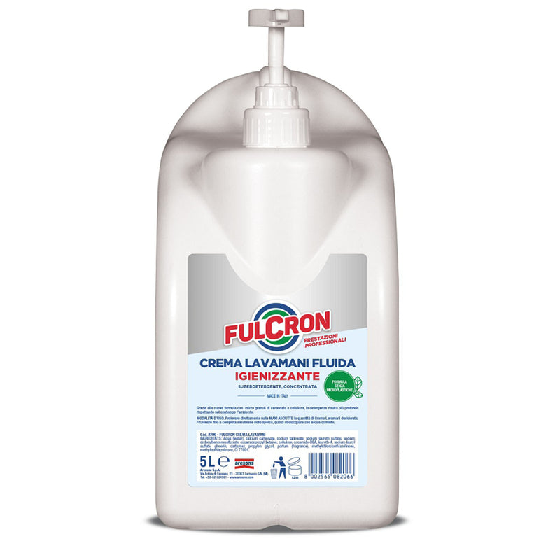 Pasta lavamani sgrassante professionale "Fulcron crema lavamani" fluid ...