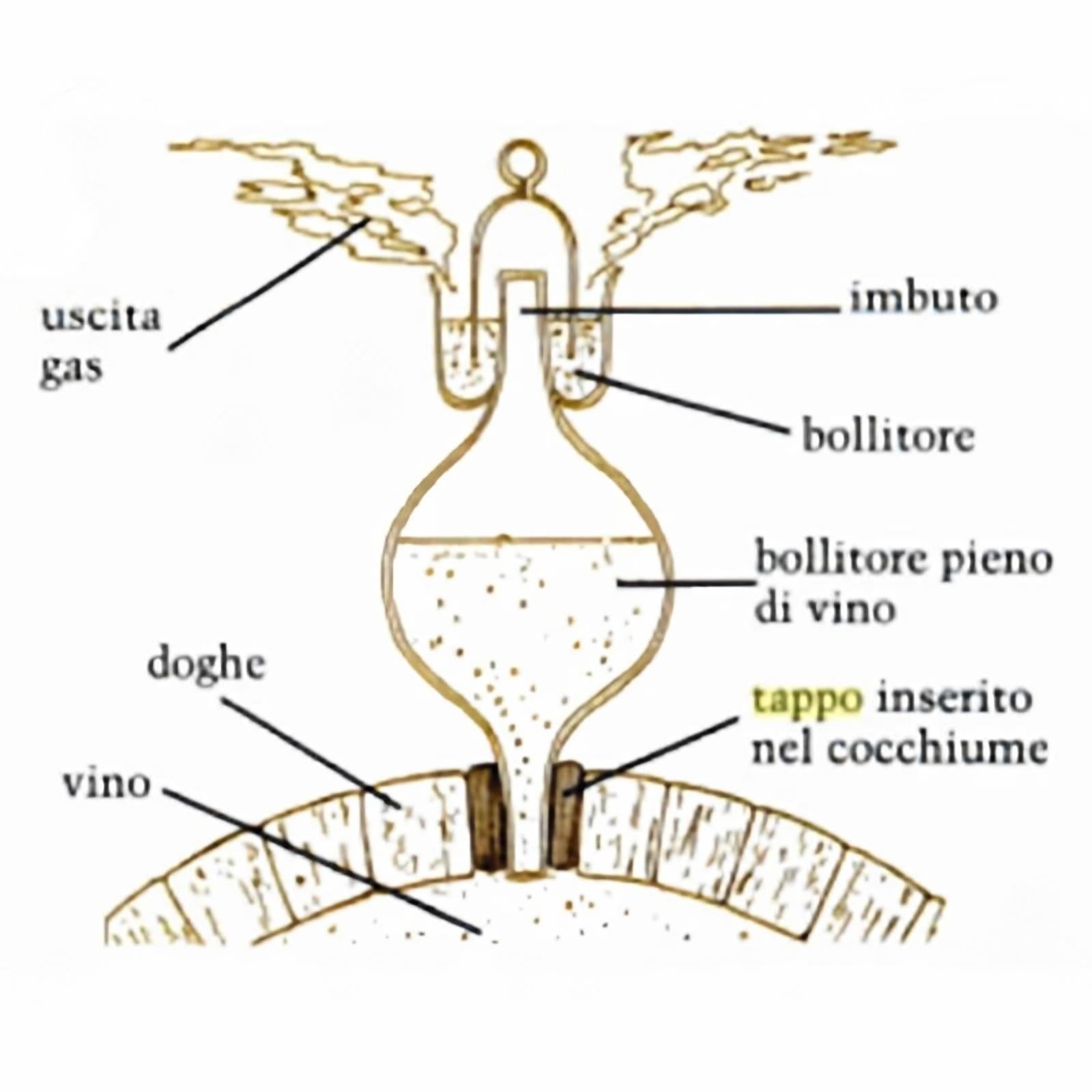 Tappo colmatore in plastica gorgogliatore per fermentare botti vino e – Lazappa.com